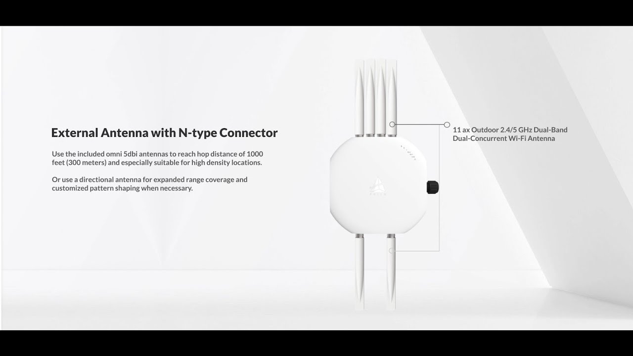 PRISM_Wi-Fi 6 AX6600 Outdoor Mesh AP Router_MO10 - YouTube