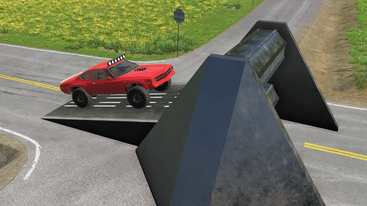 Cars vs Large Roller #1 – BeamNG.Drive | Soffer Crash - YouTube