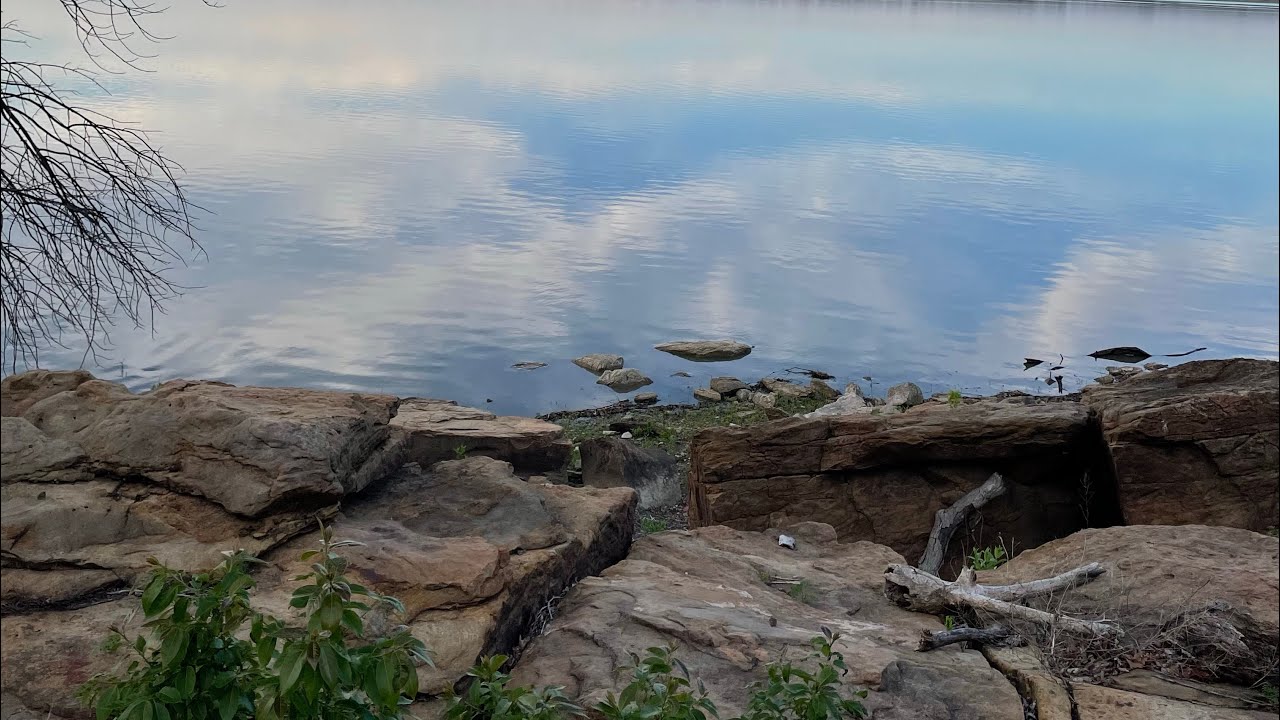 First Evening RV Camping at Fall River State Park Kansas A lot of Trees ...