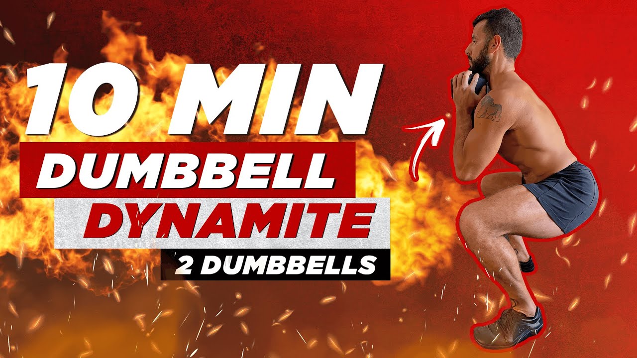 DUMBBELL DYNAMITE 2: 2 Dumbbell Full Body Workout at Home | BJ Gaddour ...