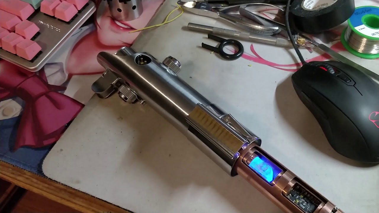 Graflex Chassis and proffie font demo - YouTube