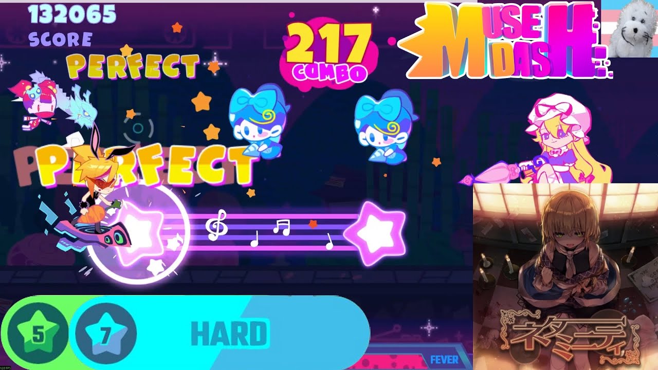 Muse Dash | Maid heart is a puppet | Easy & Hard | All Perfect - YouTube