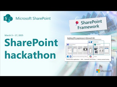SharePoint Hackathon 2025 - Nominations for SharePoint Framework category - YouTube