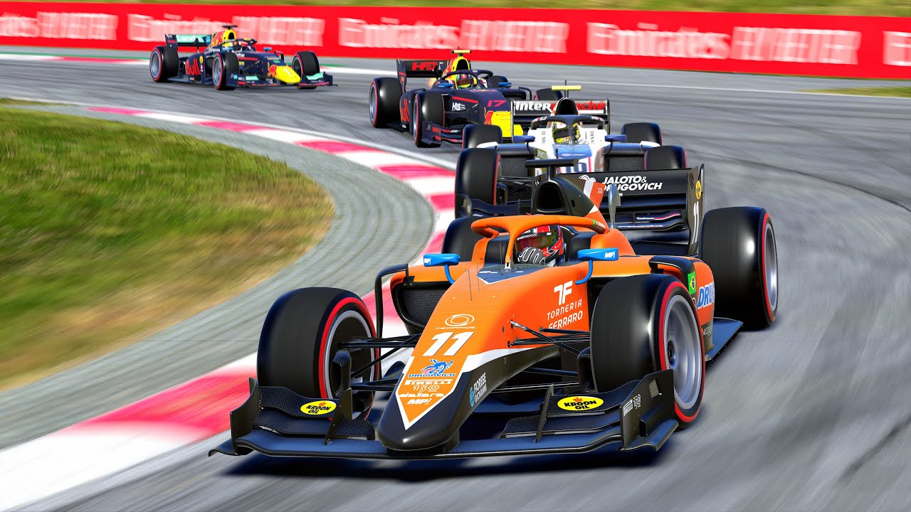 F1 22 - Formula 2 2022 update 5-lap race w/ Felipe Drugovich ...