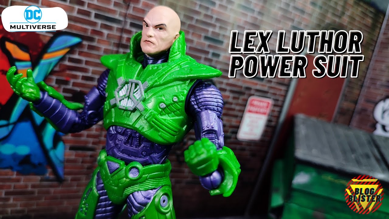 DC Multiverse Lex Luthor Power Suit New 52 Revision Review En Español ...