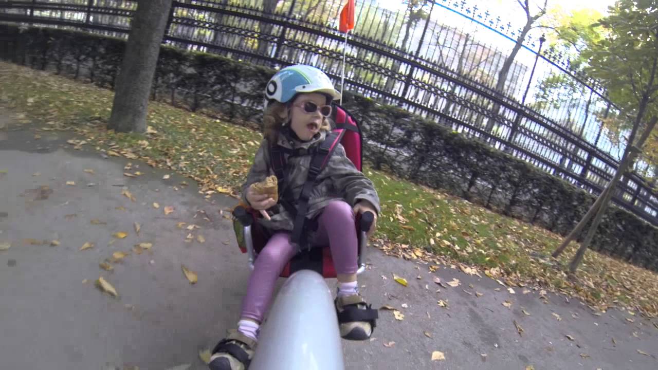 Weehooing Around Europe with the Weehoo Bicycle Trailer - YouTube