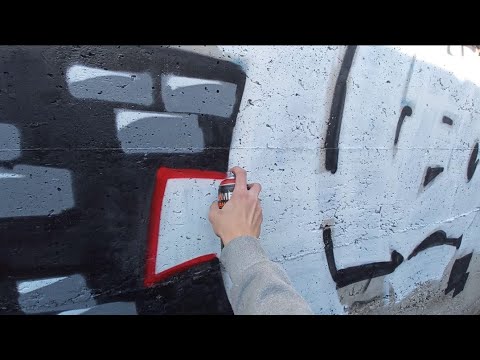 Graffiti - Heck - Painting in a river mission. - YouTube