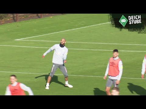 Werder Bremen-Kapitän Ömer Toprak macht im Training den Cristiano Ronaldo!