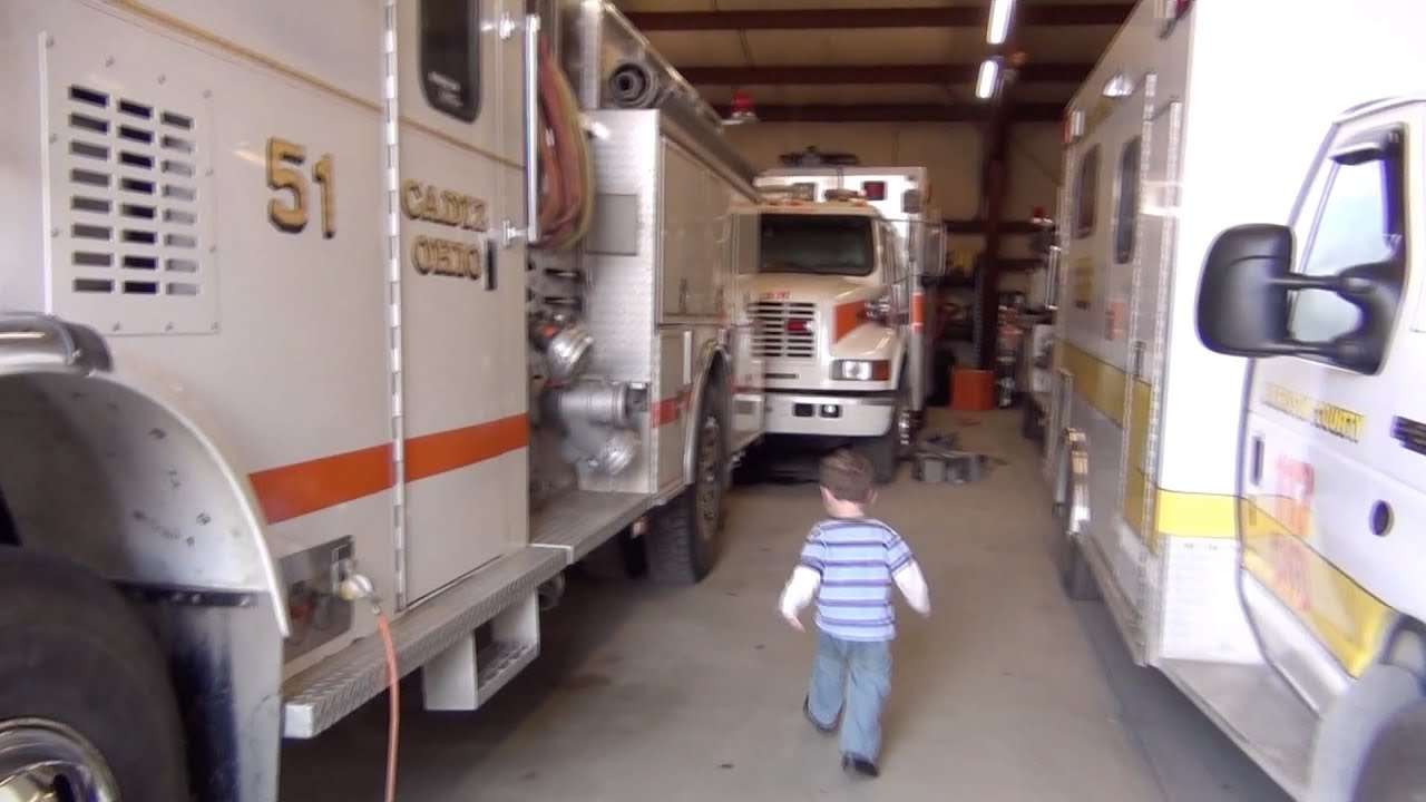 Fire Truck and Fire House Tour! (Episode 318) - YouTube