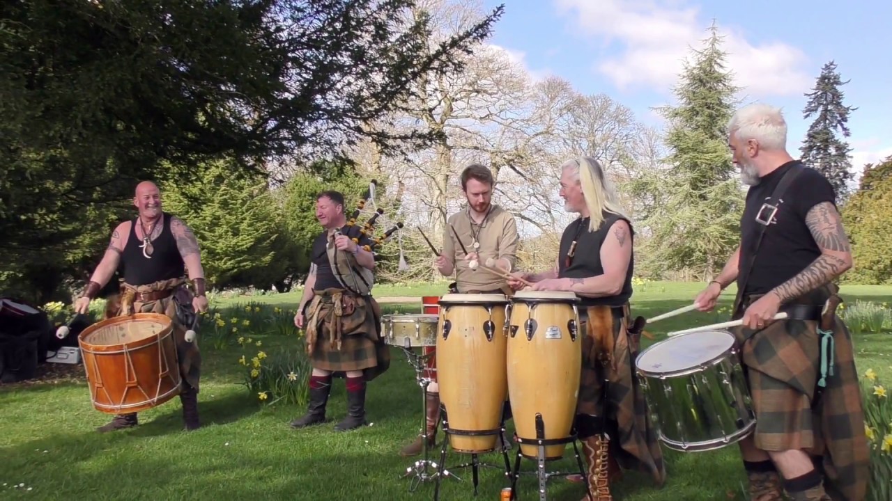 Clann an Drumma, Scotland's premiere tribal band, playing Bizzy Lizzy ...