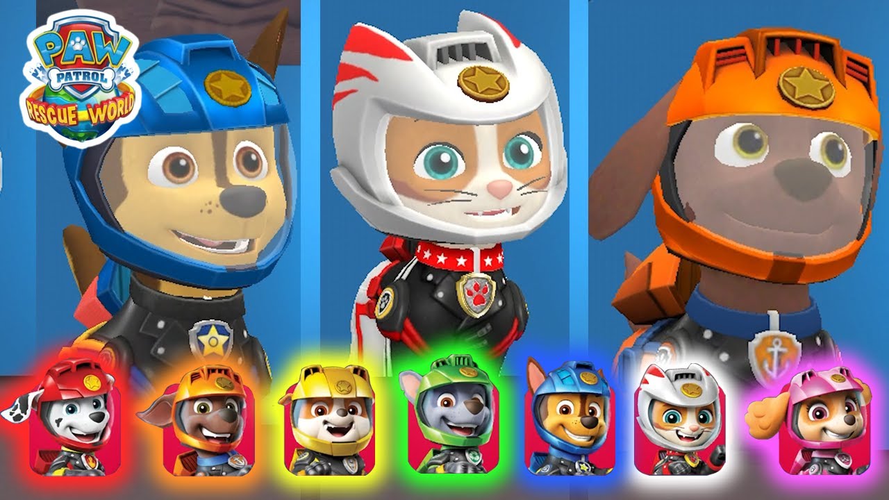 PAW Patrol Rescue World🏍🐈Unlocked Wild Cat Pack! #99 Wild Cat, Chase ...