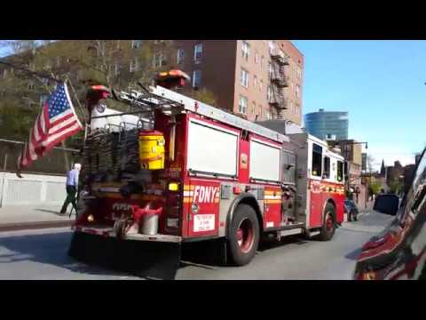 FDNY engine 273 & ladder 129 respond to Box4453 - YouTube