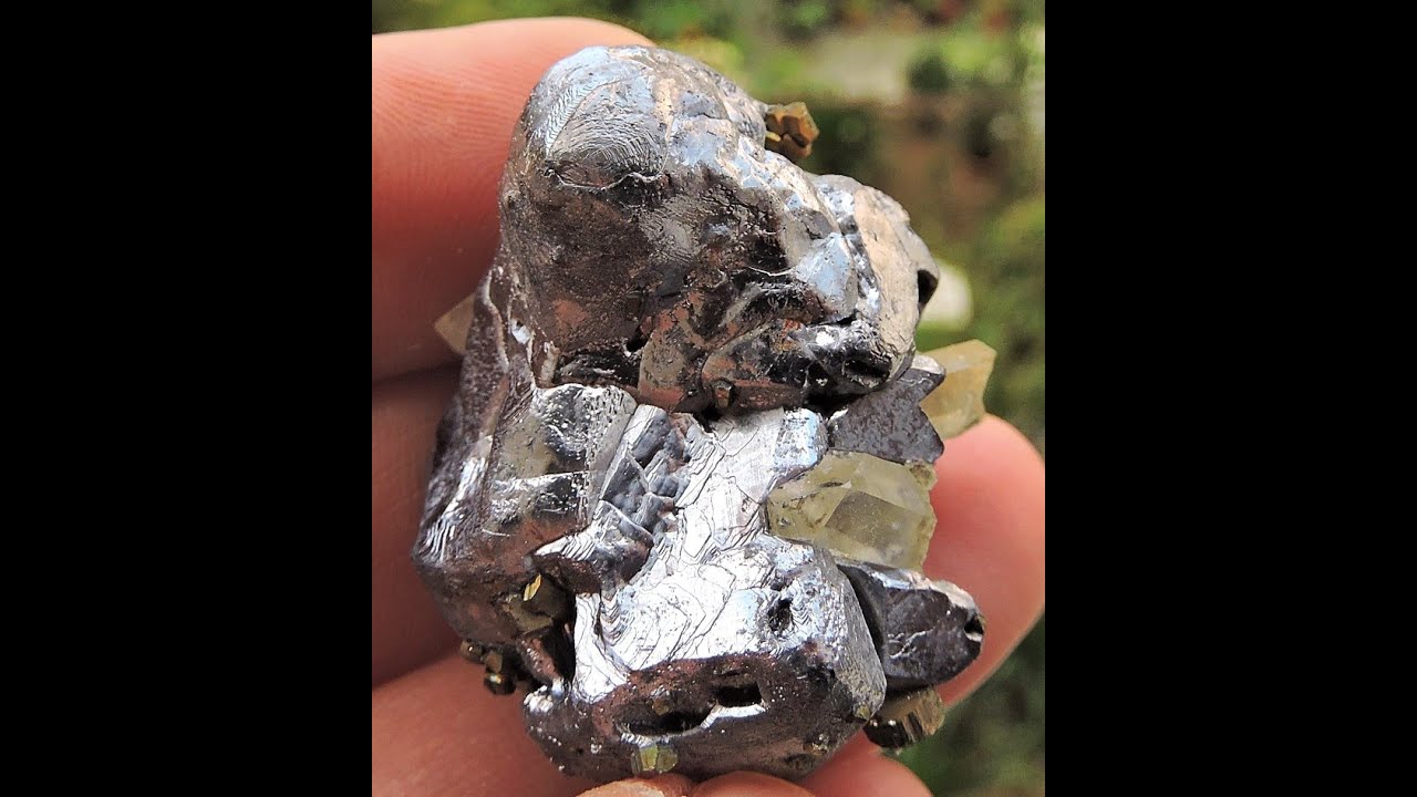 'Melted' Galena, Pyrite and Quartz crystals mineral specimen from Madan ...