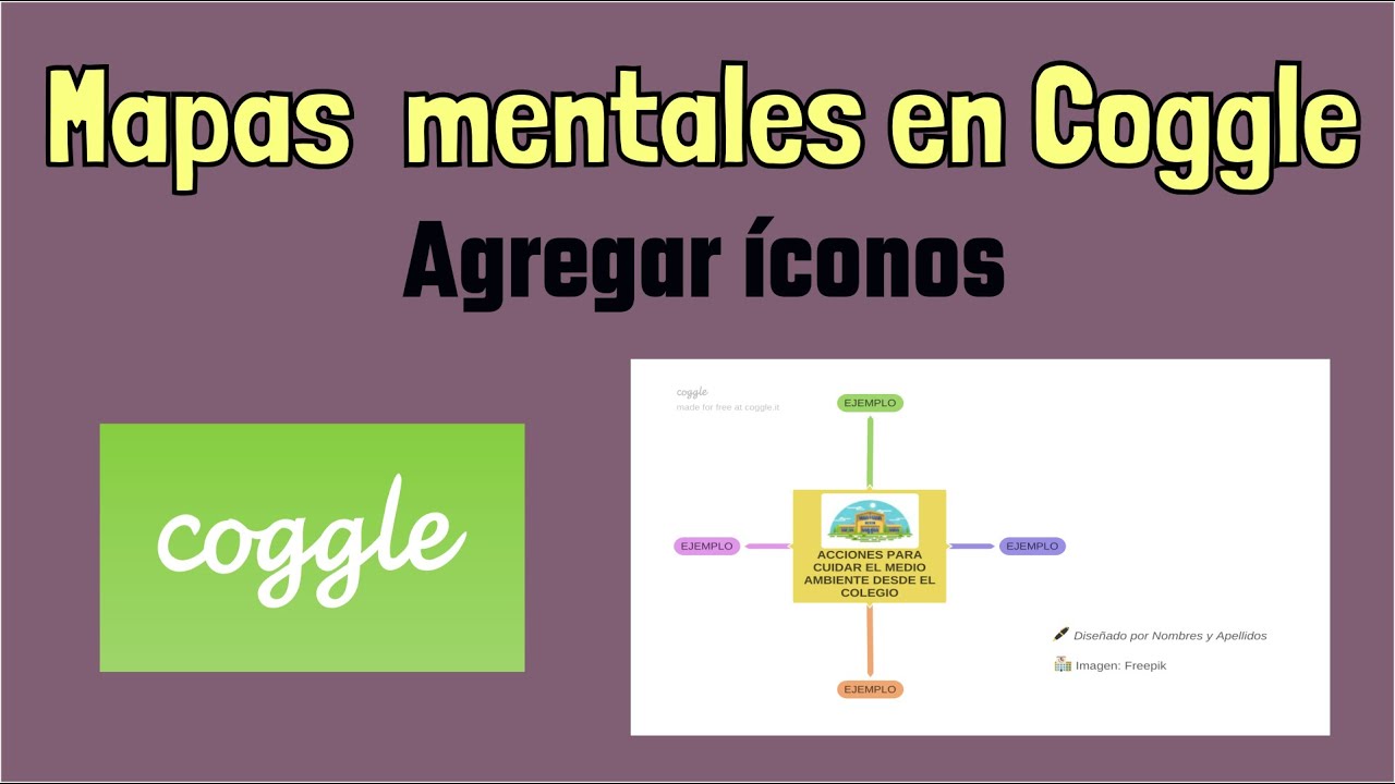 Videotutorial 16 para sexto grado de primaria 2022: Agregar íconos en Coggle - YouTube
