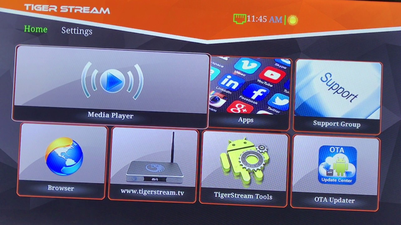 Tiger Stream Box, android Tv box - YouTube