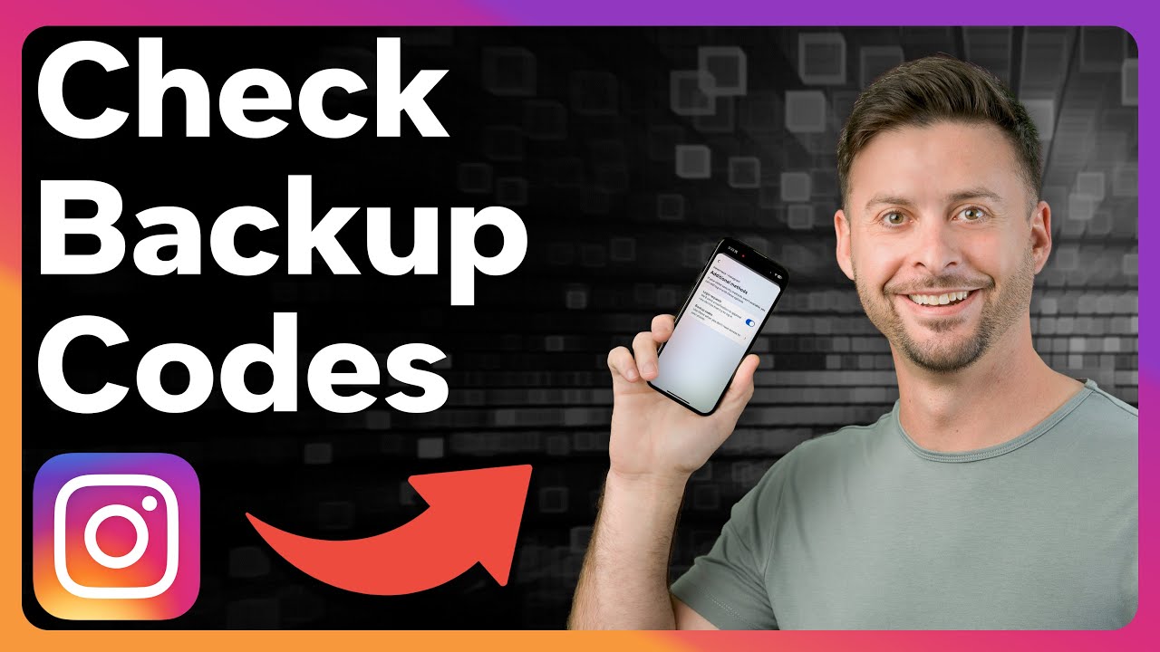 How To Check Backup Codes On Instagram - YouTube