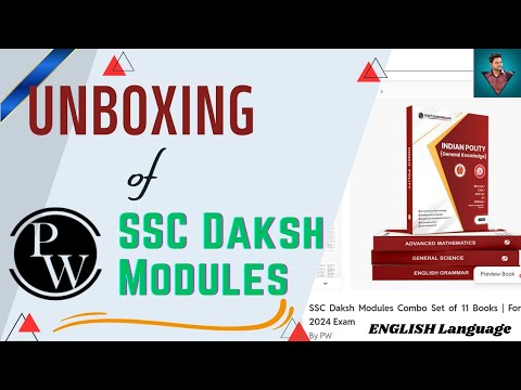 Unboxing of SSC DAKSH MODULES | Complete Booklist For SSC Exams 2024📕 ...
