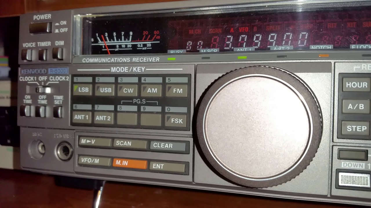 KENWOOD R5000 80 meters - YouTube