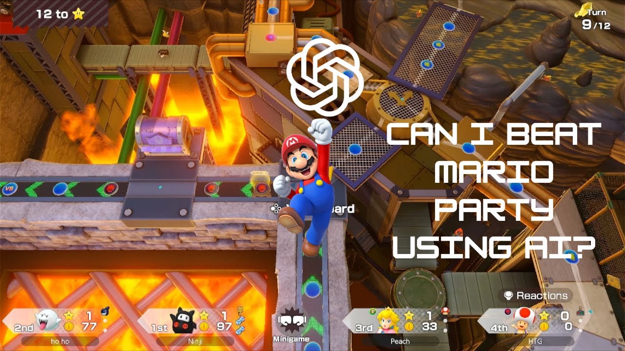 Can I beat Mario Party with AI Trying to Make Me Lose and My Brother ...