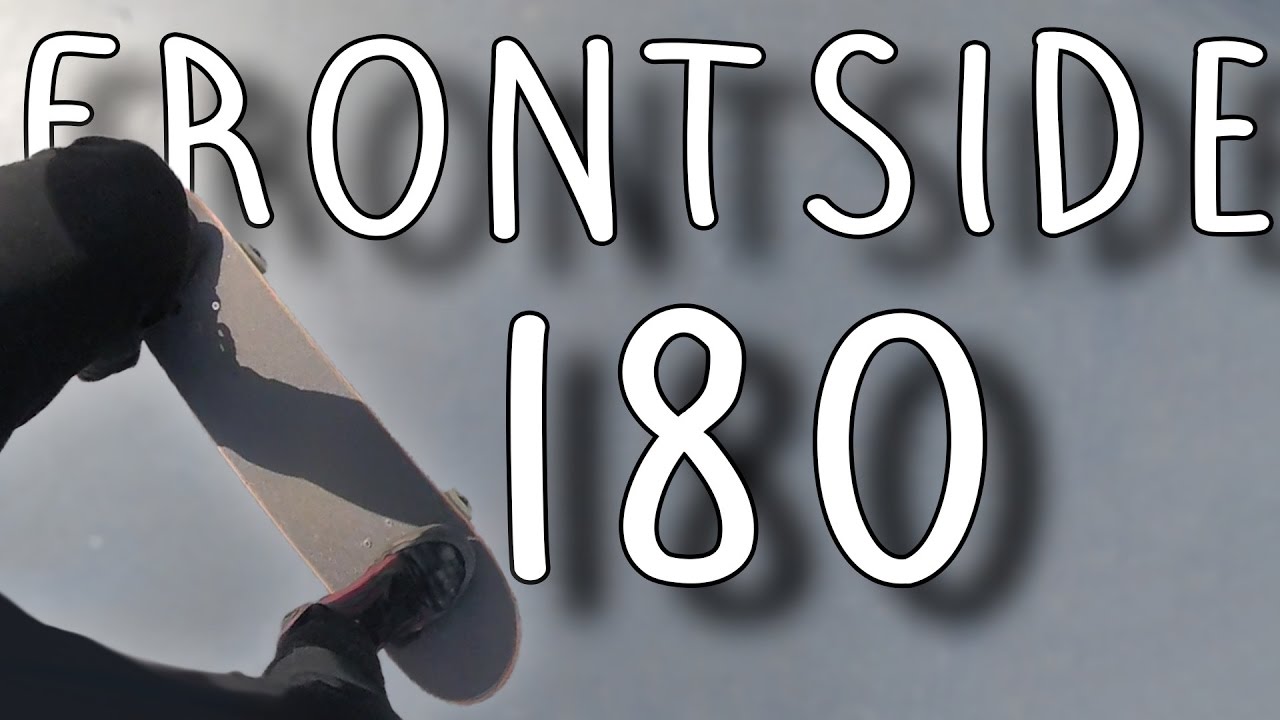 POV Skate Tutorial #3: How to FRONTSIDE 180 - YouTube