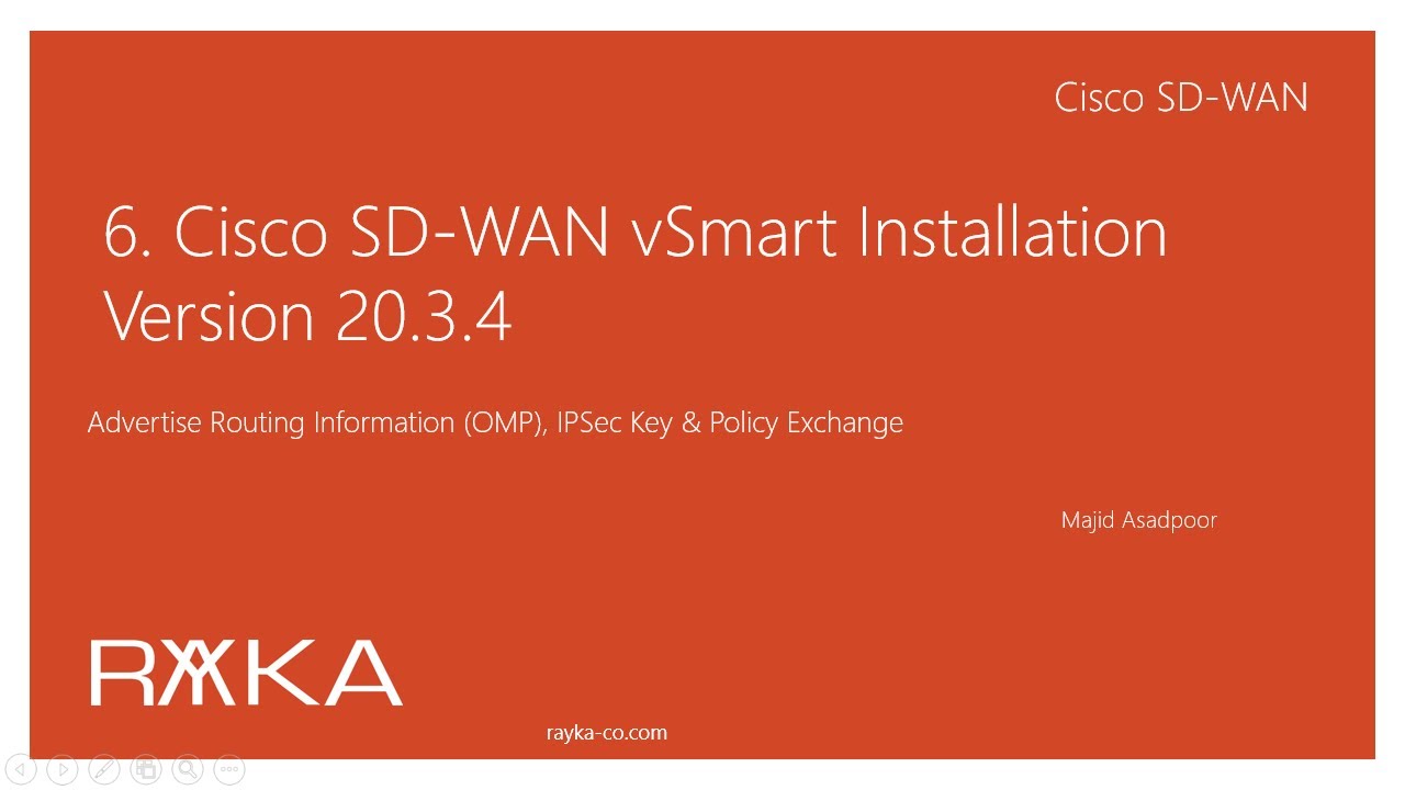 6. Cisco SD-WAN vSmart Installation and Configuration (Version 20.3.4 ...