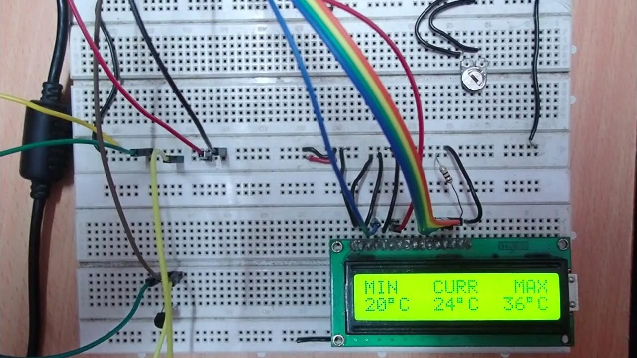 Project 02 - Room Temperature Monitor using Arduino and LM35 Temperature Sensor - YouTube