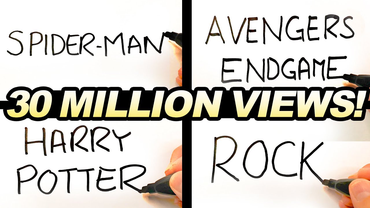MARVEL ARTIST turns WORDS into CRAZY ARTWORK!!! - YouTube