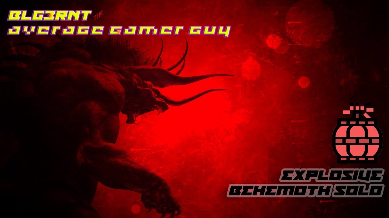 [MHW] - Behemoth Solo - Mega Barrel Bombs - YouTube