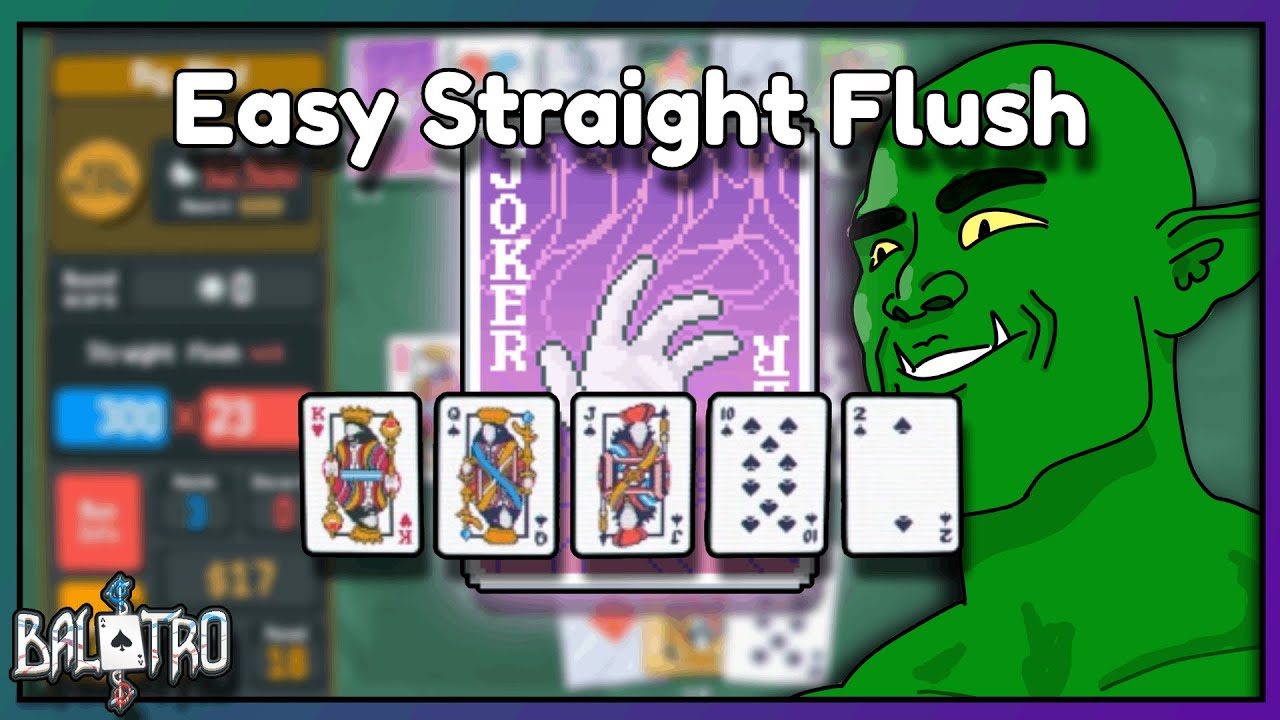 Easiest Straight Flush Build Ever! - YouTube