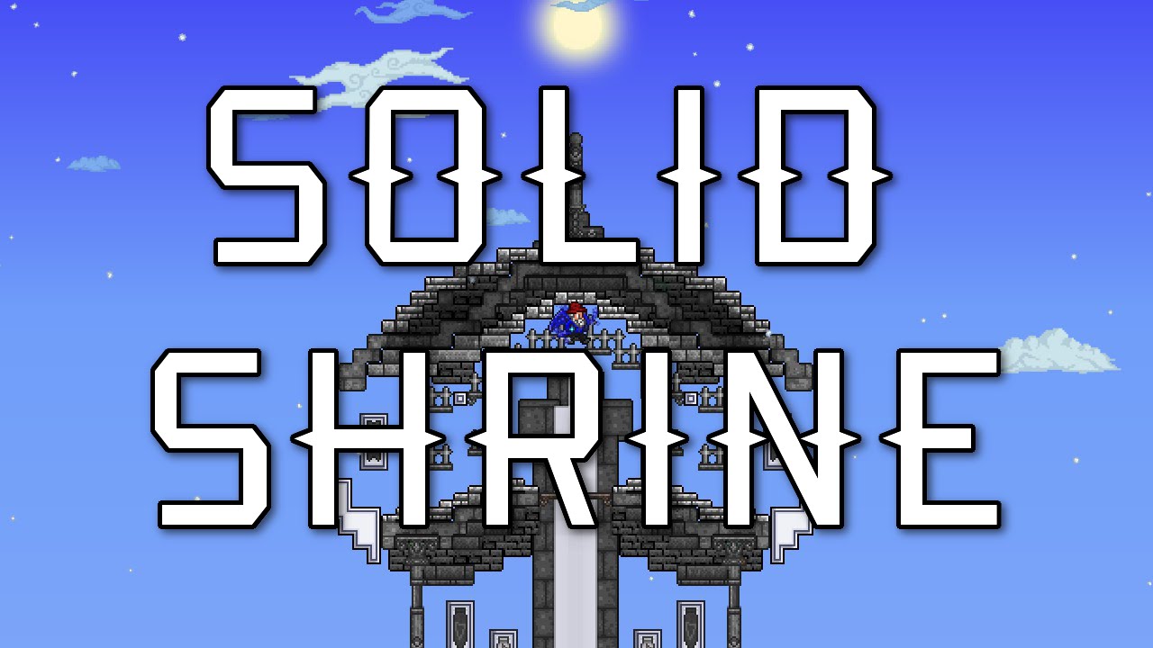 | Terraria Speed Build | #47 - SOLID SHRINE - YouTube