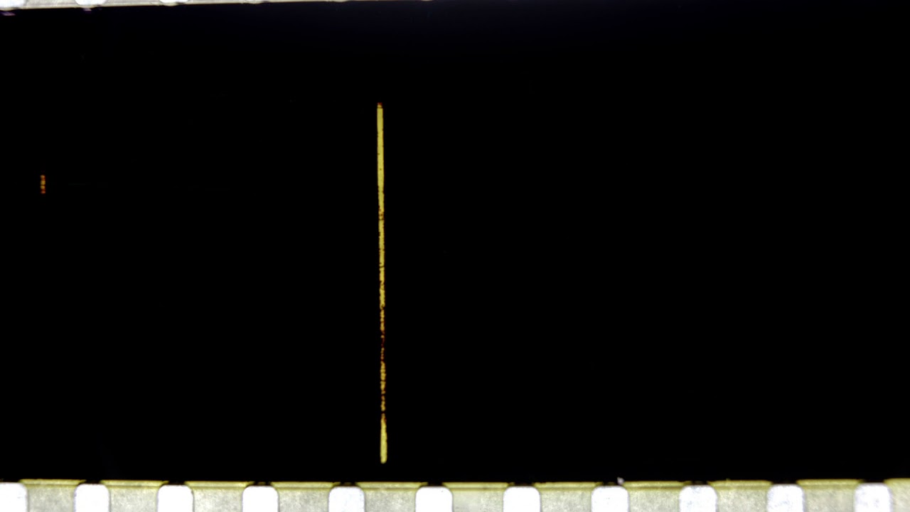 horizontal film leader - YouTube