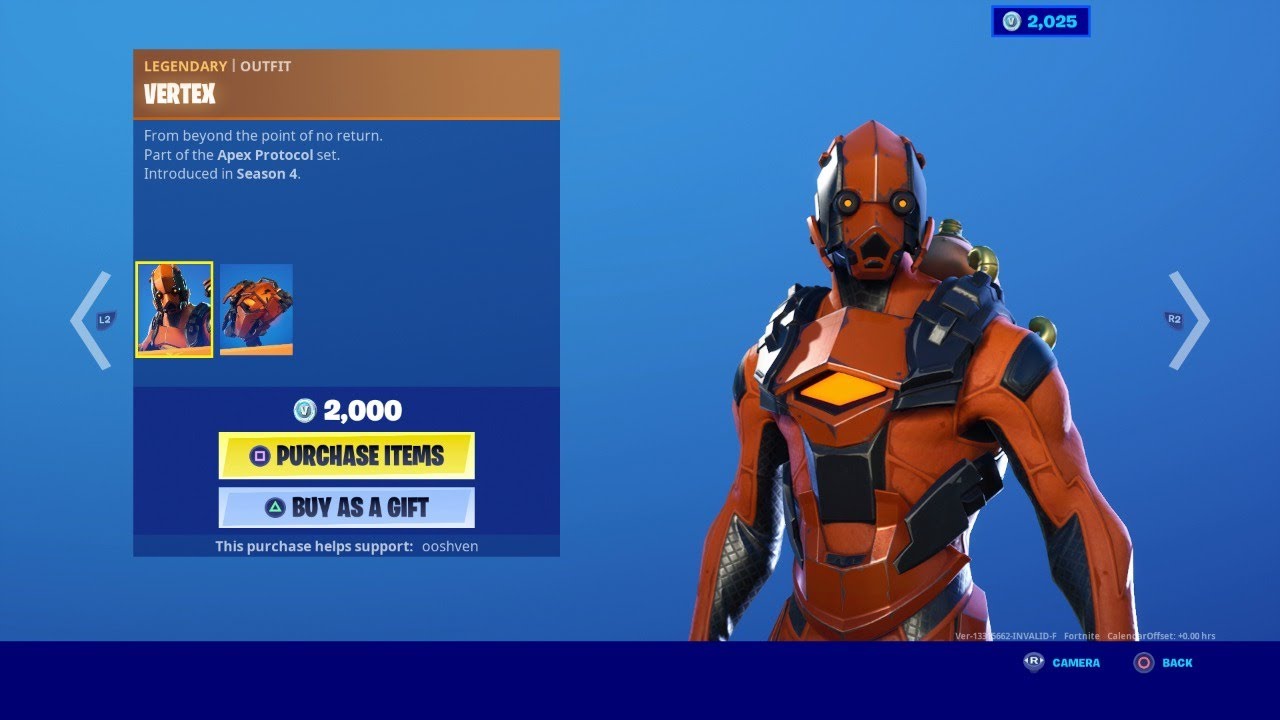 VERTEX SKIN *NEW* FORTNITE ITEM SHOP UPDATE LIVE May 22 2020 (fortnite ...