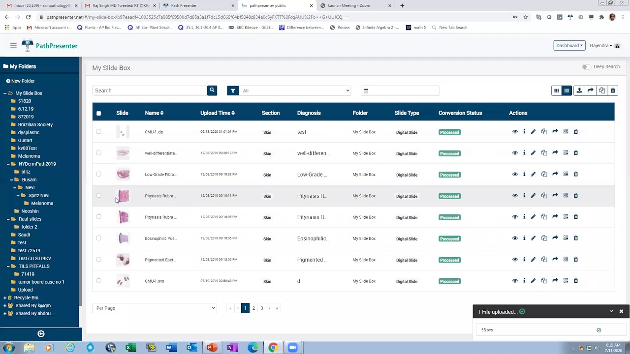 Uploading Slides in PathPresenter - YouTube