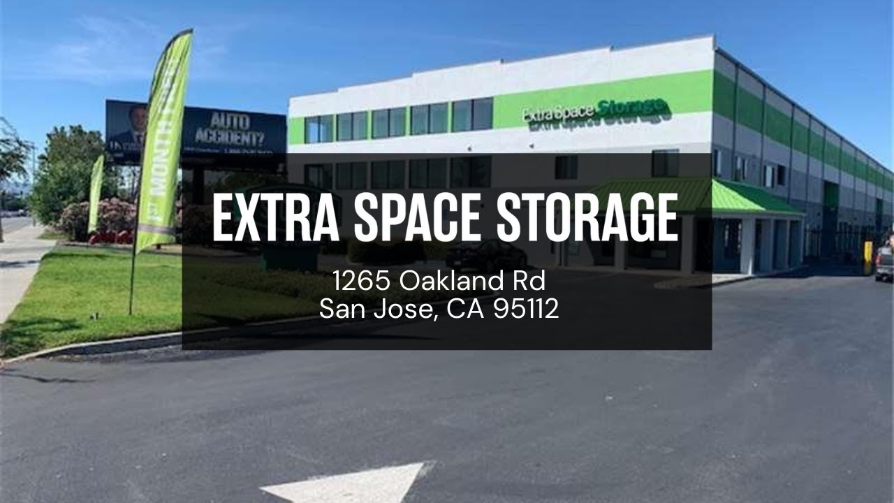 Storage Units in San Jose, CA on Oakland Rd - Extra Space Storage - YouTube