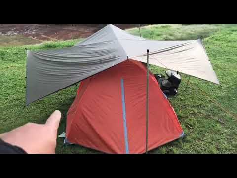 Review Flysheet 3x4 Anti Cuaca Extrim || Perlengkapan Kemping || Kampung Ulin Camp Ground - YouTube