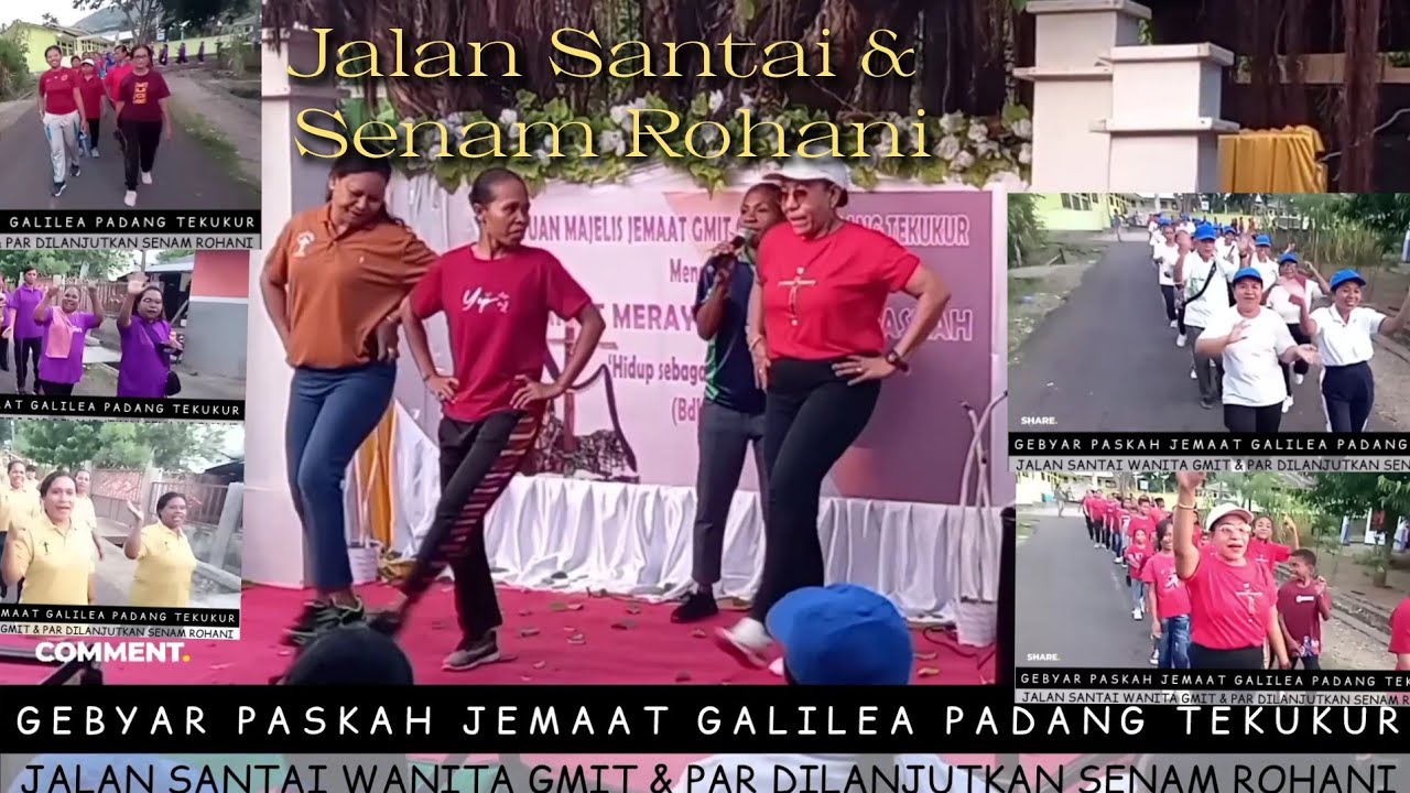 Jalan Santai & Senam Rohani pada Gebyar PASKAh 2024 - YouTube