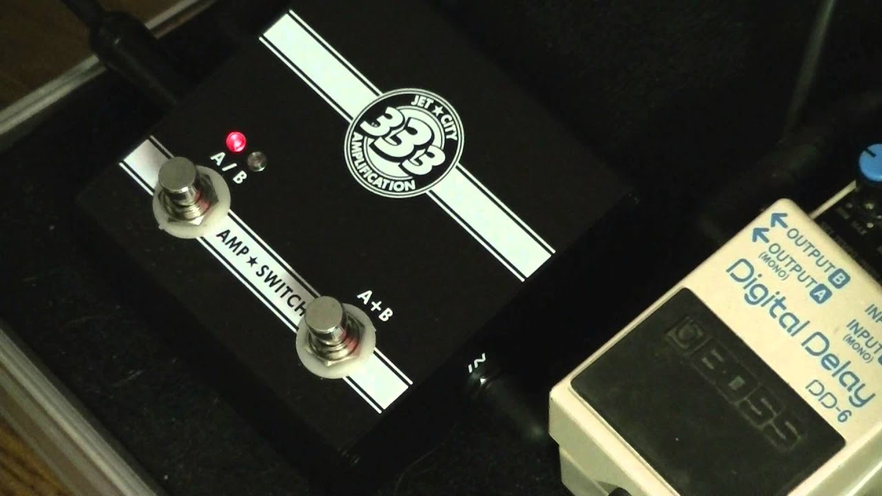 JET CITY A/B/Y ABY amp switch pedal - YouTube