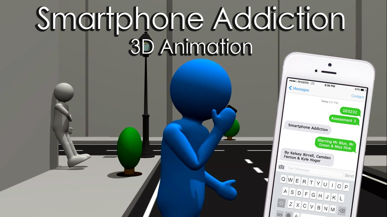 Smartphone Addiction - 3D Animated Awareness Campaign - YouTube