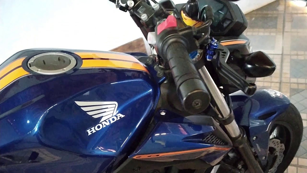 Acessórios CB500F 2018 Azul - Detalhes - YouTube
