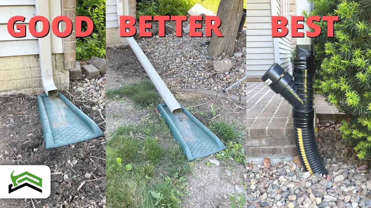 3 Options for Extending Your Downspouts - YouTube