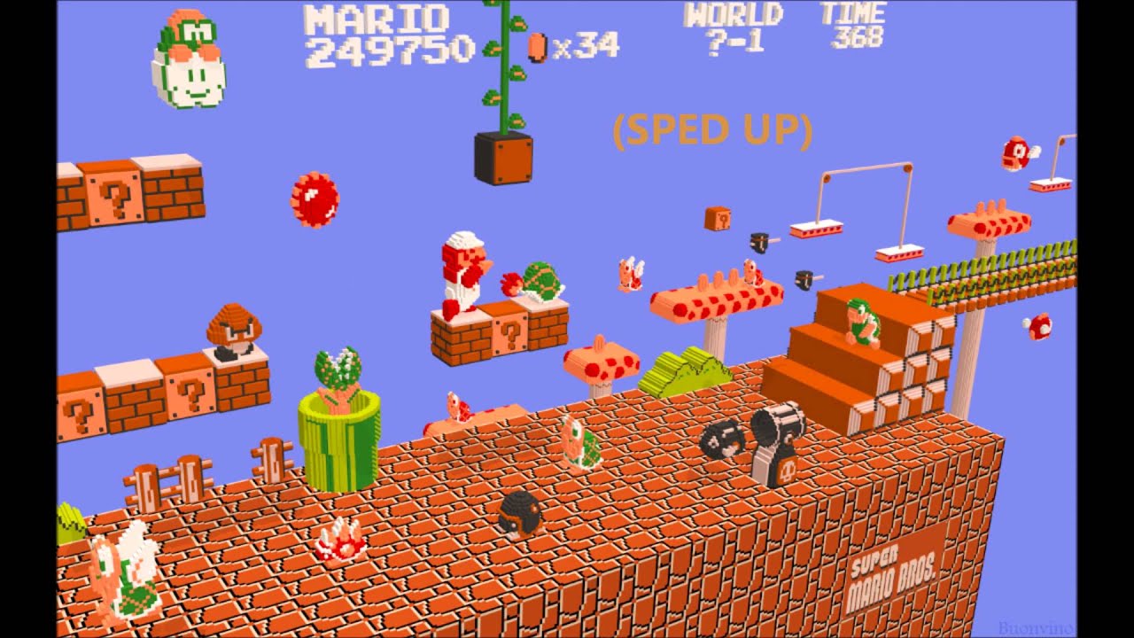 Super Mario Bros. Theme Song - Nintendo (SPED UP) - YouTube