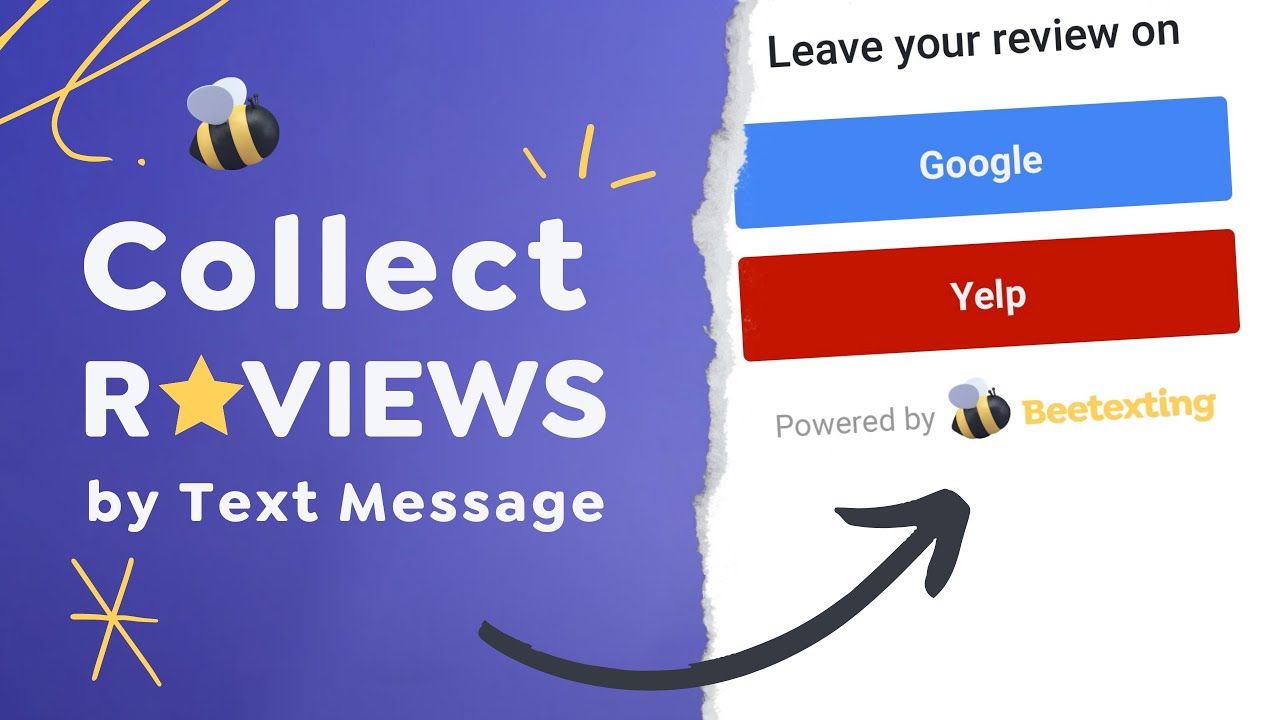 Collect Reviews by Text Message - YouTube