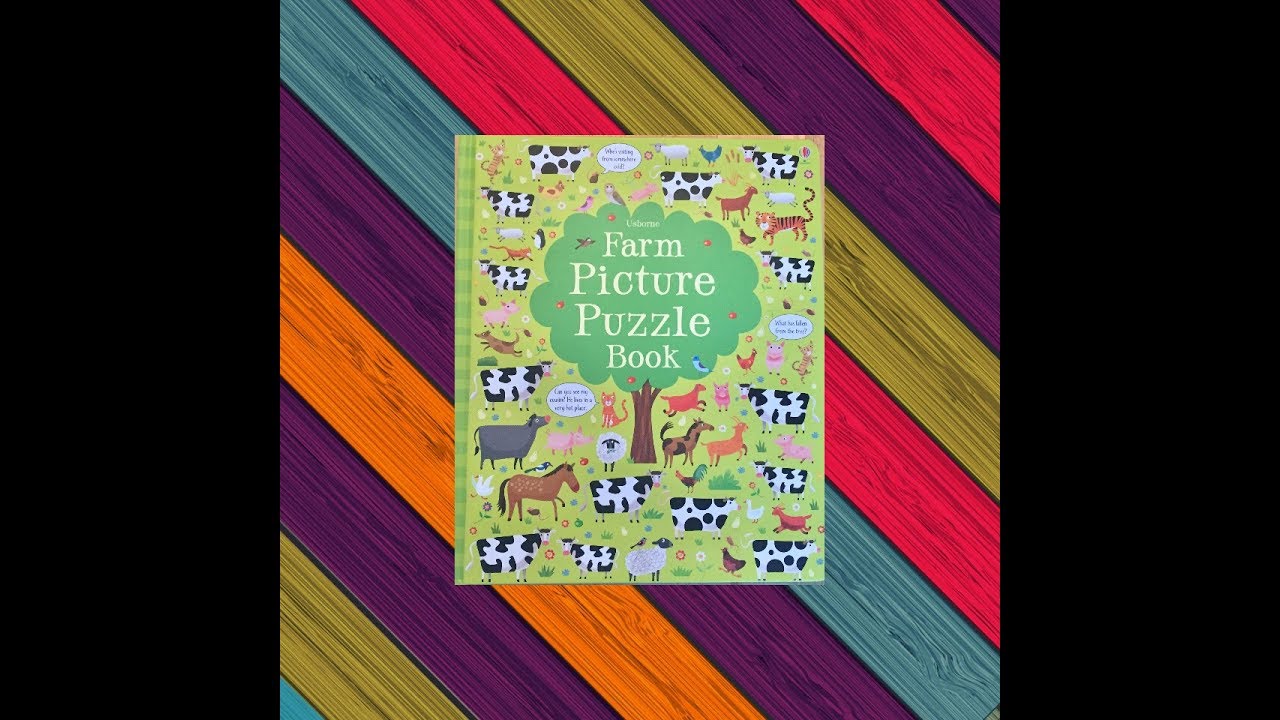 Usborne Farm Picture Puzzle Book - YouTube