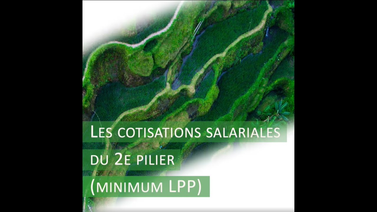 Les cotisations salariales du 2ème pilier (minimum LPP) - YouTube