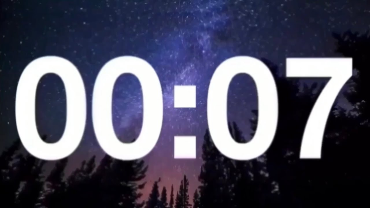 7 second timer - YouTube