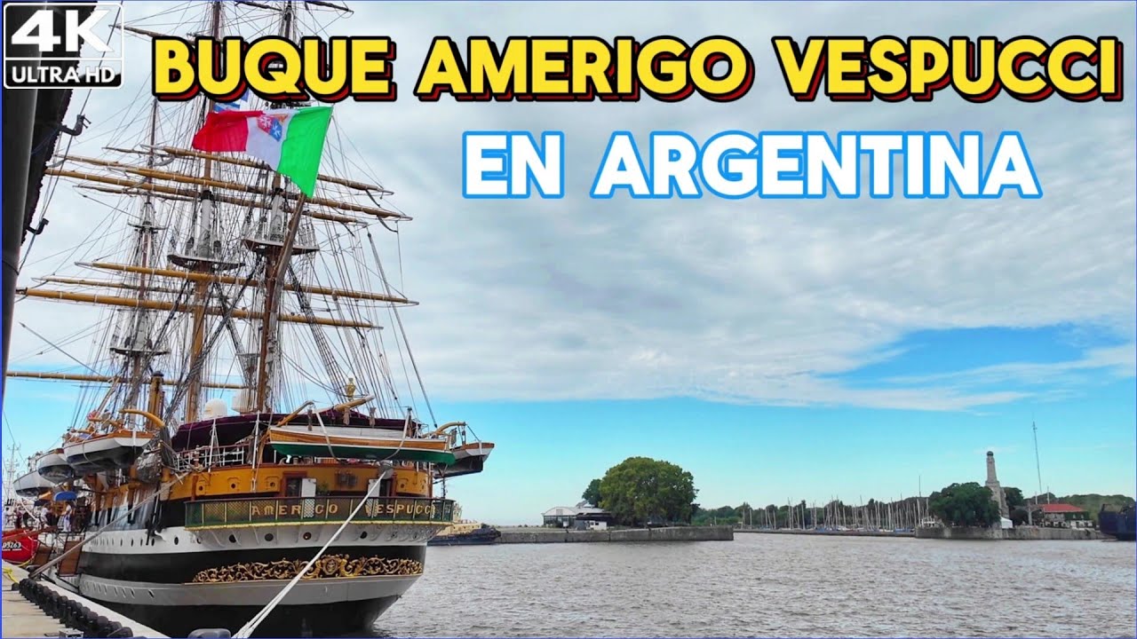 【4K】VISITÉ el BUQUE más ANTIGUO de la MARINA ITALIANA🛳️ | Amerigo Vespucci, BUENOS AIRES 🇦🇷 ...