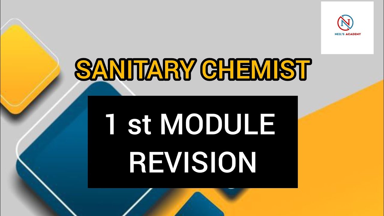 1 ST MODULE REVISION || SANITARY CHEMIST - YouTube