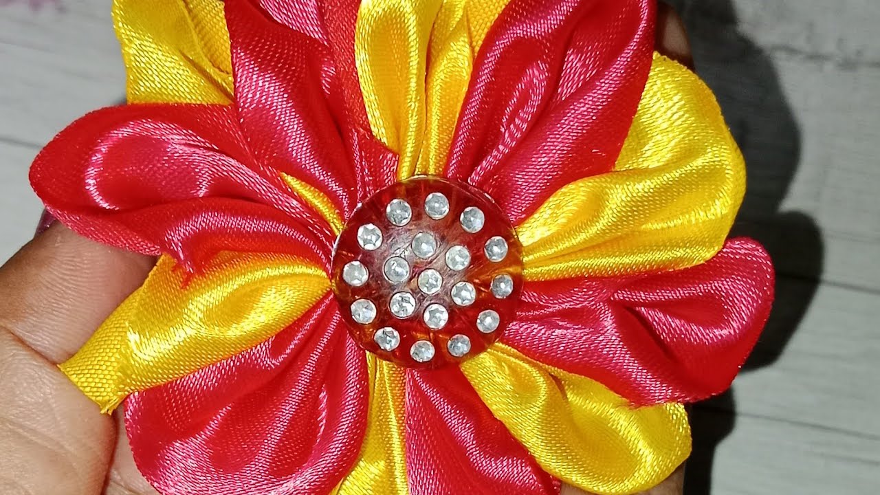 Diy ! Amazing Ribbon art / beautiful craft ideas #diy - YouTube