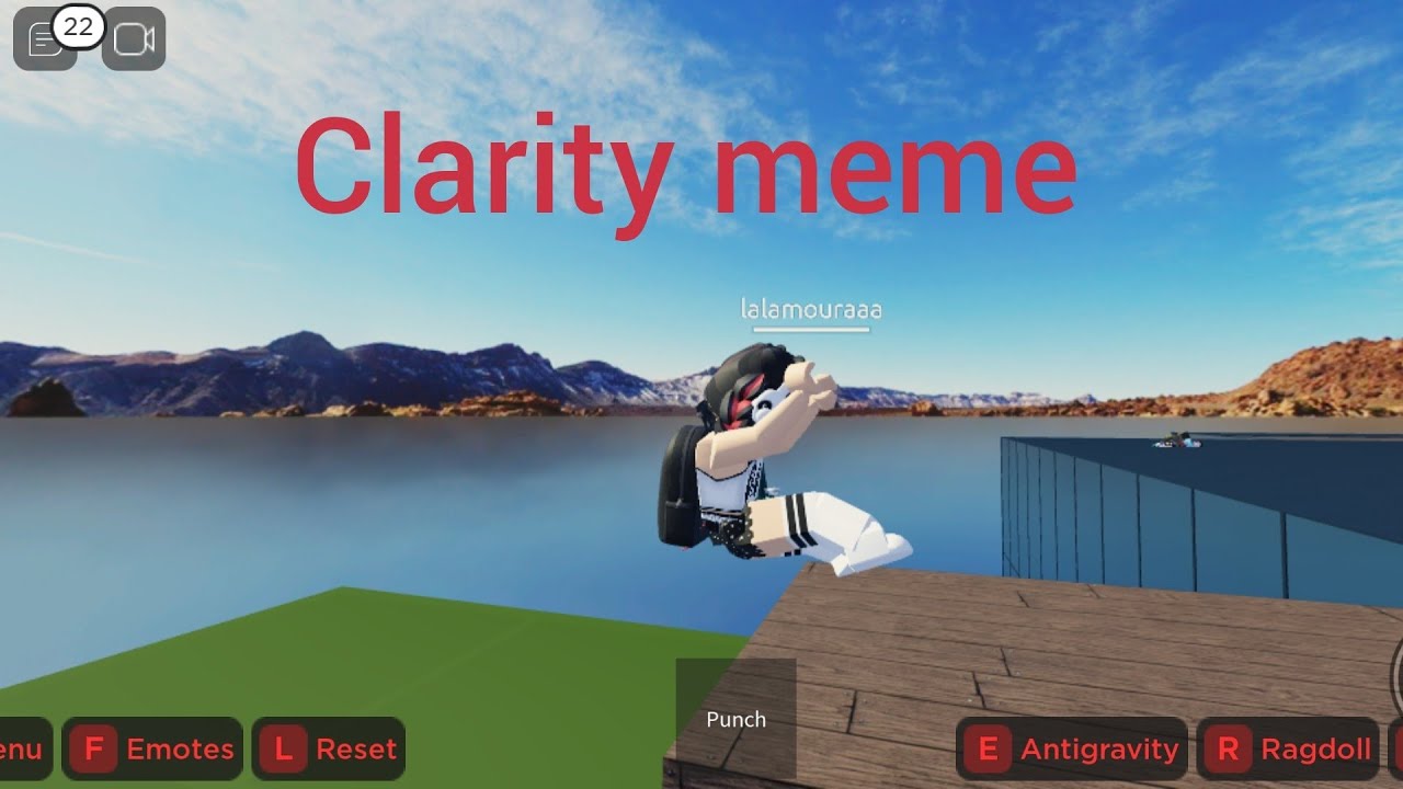 clarity meme roblox - YouTube