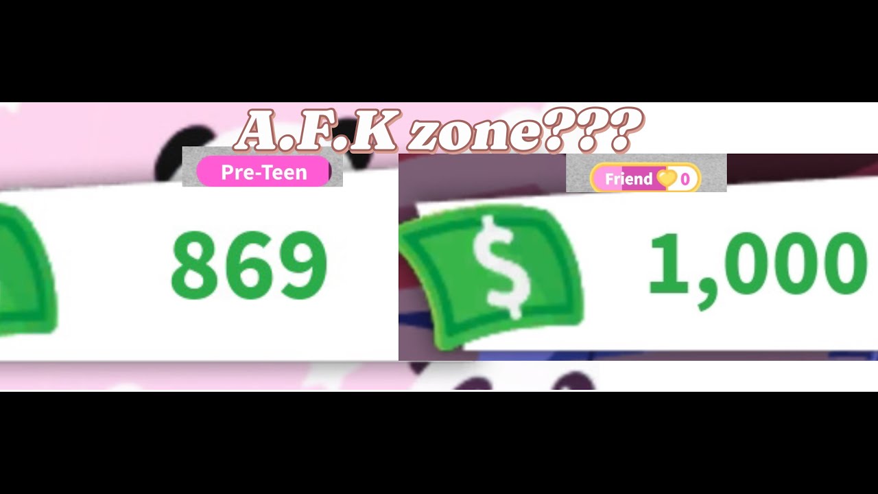 A.F.K zone in adopt me!!!!! - YouTube